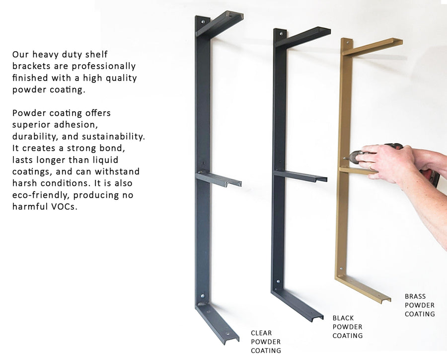 Heavy Duty Floating Shelf Brackets – Vault Furniture