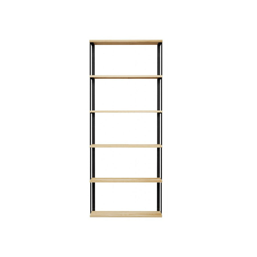 Wall Mount 6 Shelf Unit with Bookends: 89.5" H – Vault Furniture