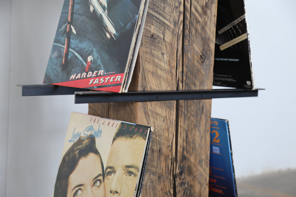 Turntable Pedestal with Album Storage – Vault Furniture