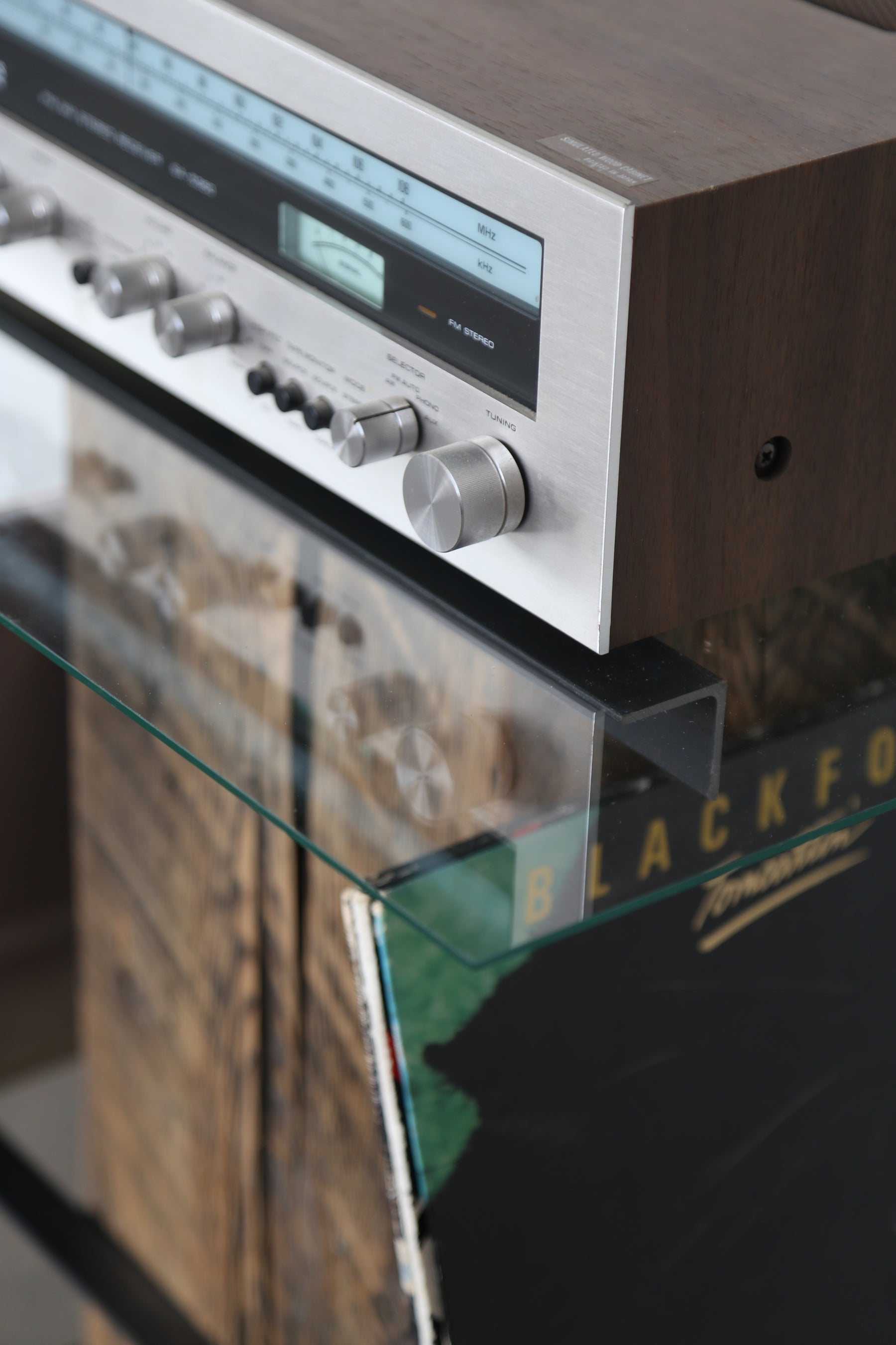 Turntable Pedestal with Album Storage – Vault Furniture