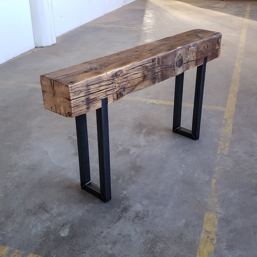 Reclaimed Wood Beam Console Table | Vault Furniture